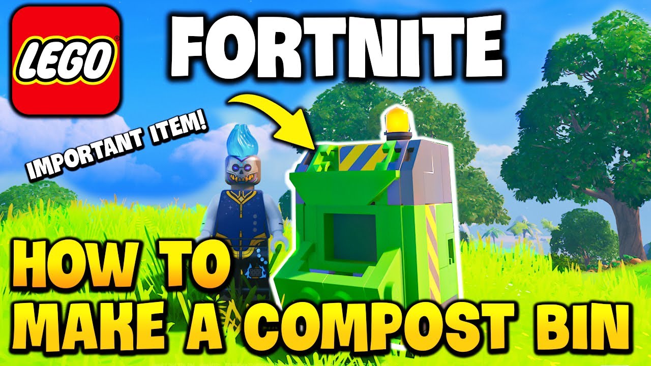 How to Unlock and Make a Compost Bin in LEGO FORTNITE( Easy Steps) - YouTube
