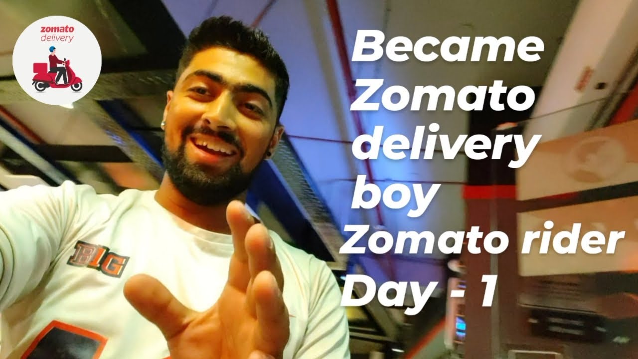 Zomato rider day - 1 - YouTube