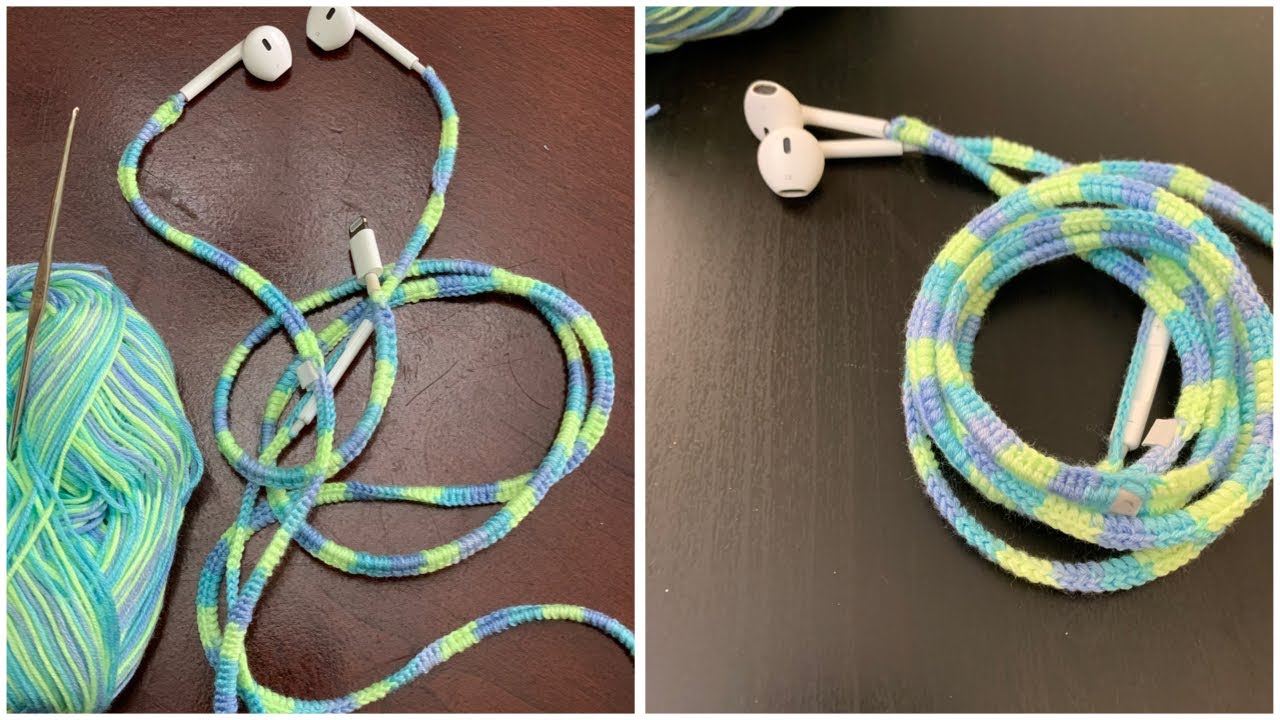 Crochet Earphone cord cover Pattern | Crochet Earphone cover | crochet ...
