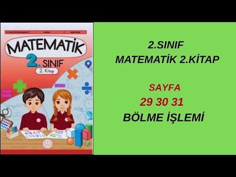 2. SINIF MATEMATİK KİTABI 2.KİTAP BÖLME İŞLEMİ SAYFA 29 30 31  2026