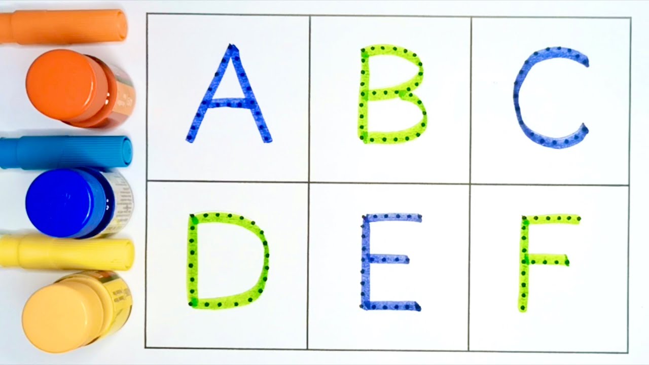 Abcd Dotted Tracing English Alphabet Writing | Preschool abc learning ...