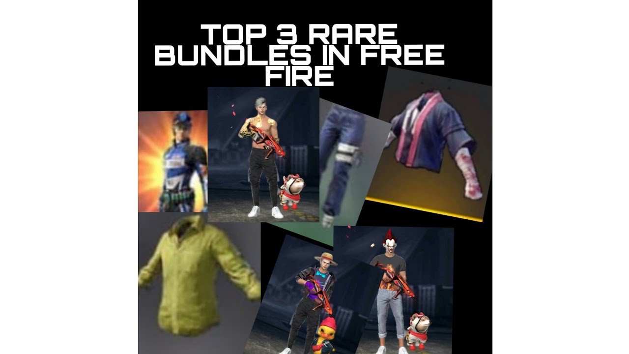 TOP 3 RARE COSTUMES IN FREE FIRE HISTORY - YouTube