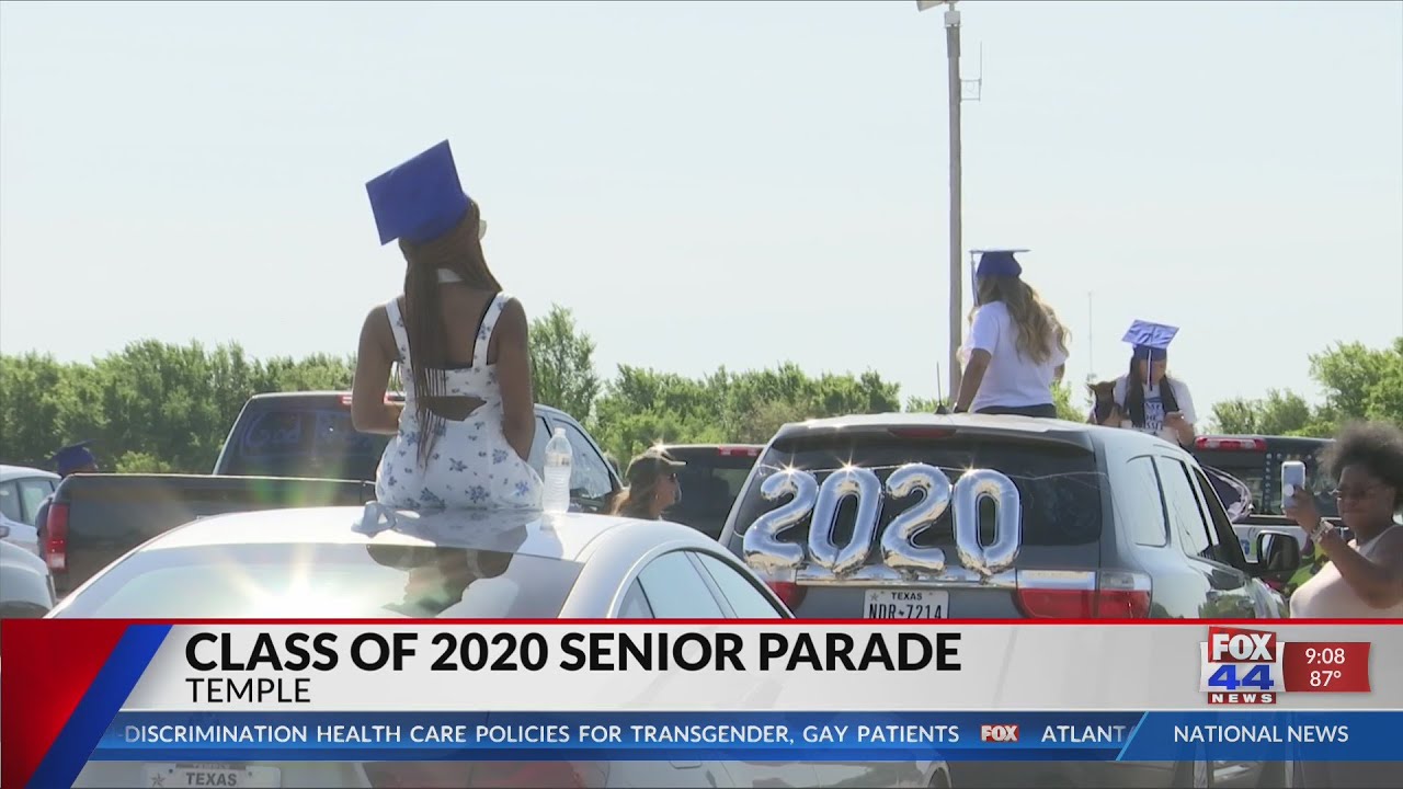 Temple class of 2020 senior parade - YouTube