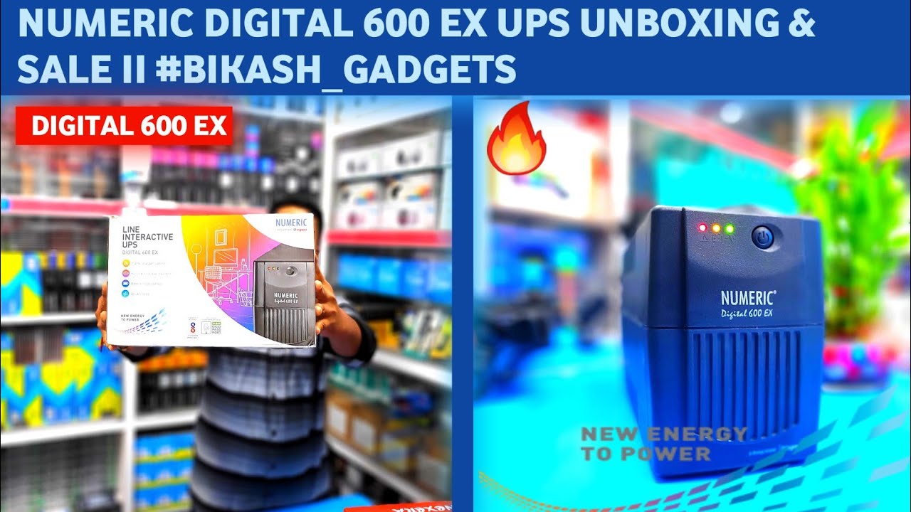 NUMERIC DIGITAL 600 EX UPS UNBOXING & SALE II #BIKASH_GADGETS #UPS # ...