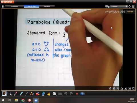 Grade 10 Functions: Drawing parabolas - YouTube