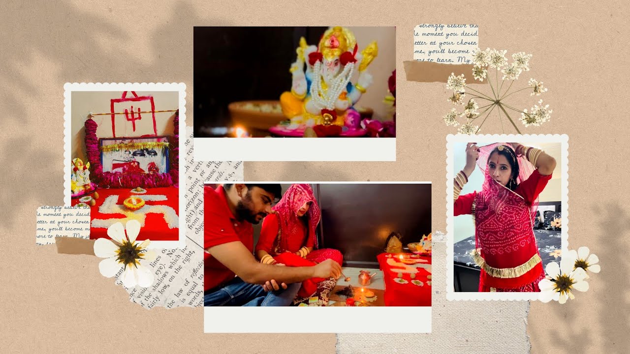 Vlog 9 || Navratri Sthapna || First Navratri in Sasural || Usha Rathore ...