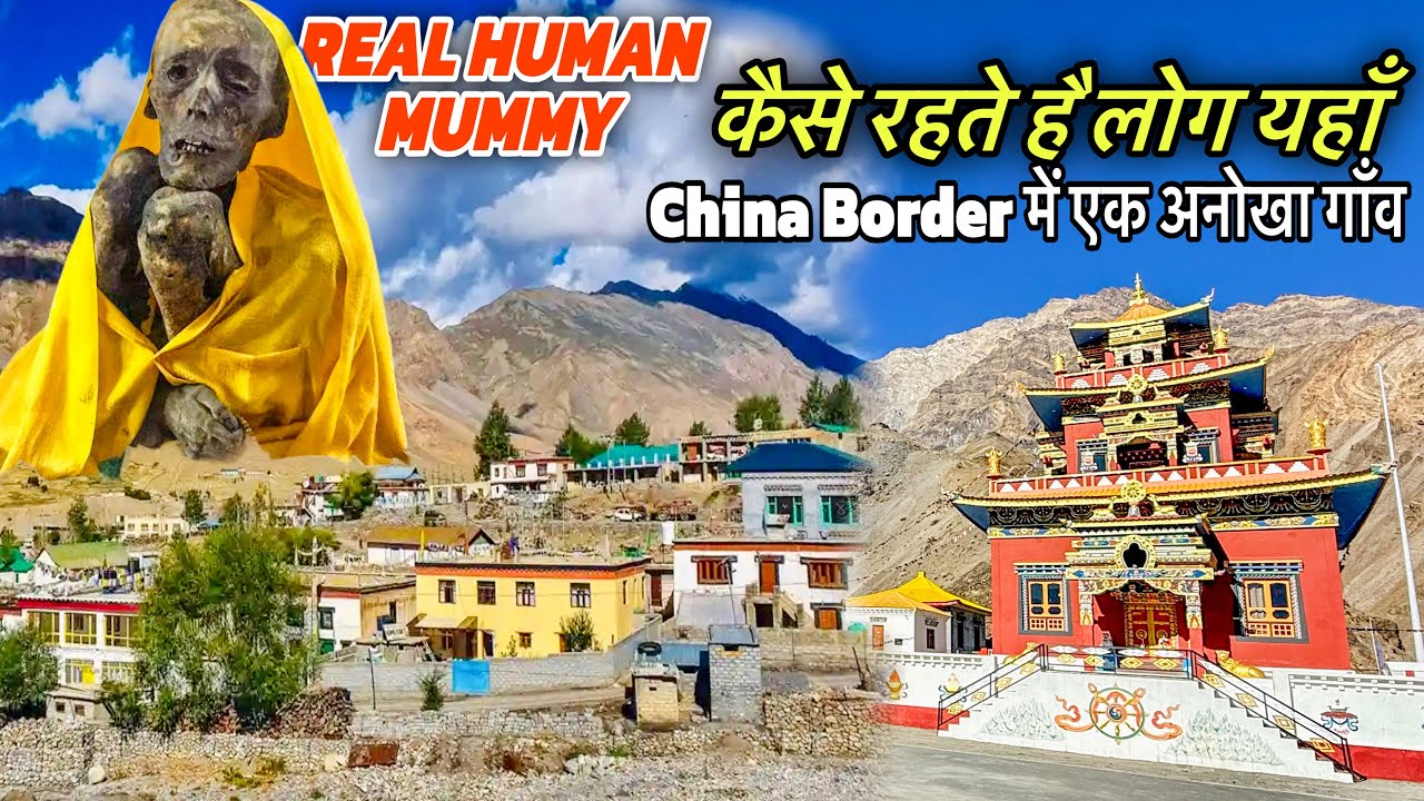 Real life of Gue village near China border 😱 Spiti valley | Gue mummy ...