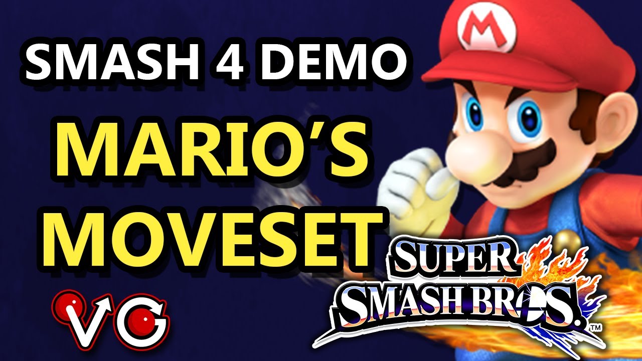 Smash 4 Demo - Mario's Moveset - SSB3DS - SSB4 - SSBU - Smash For Wii U ...
