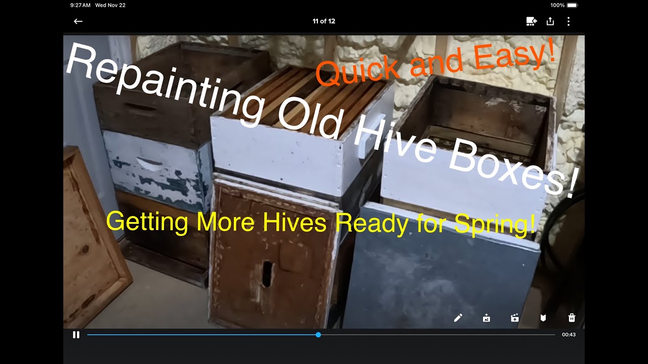 Beekeeping | How to Get Old Hives Ready for Spring!! - YouTube