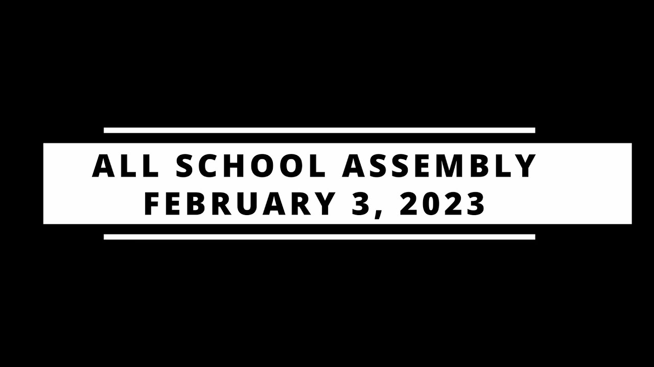 PROMO - All School Assembly 2023 - YouTube