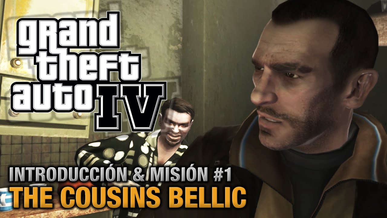 GTA 4 - Intro y Misión #1 - The Cousins Bellic (Español - 1080p 60fps ...