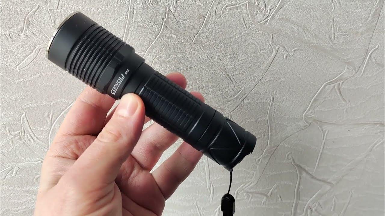 Review UV flashlight Convoy S12 (365nm Seoul CUN66A1G) - YouTube