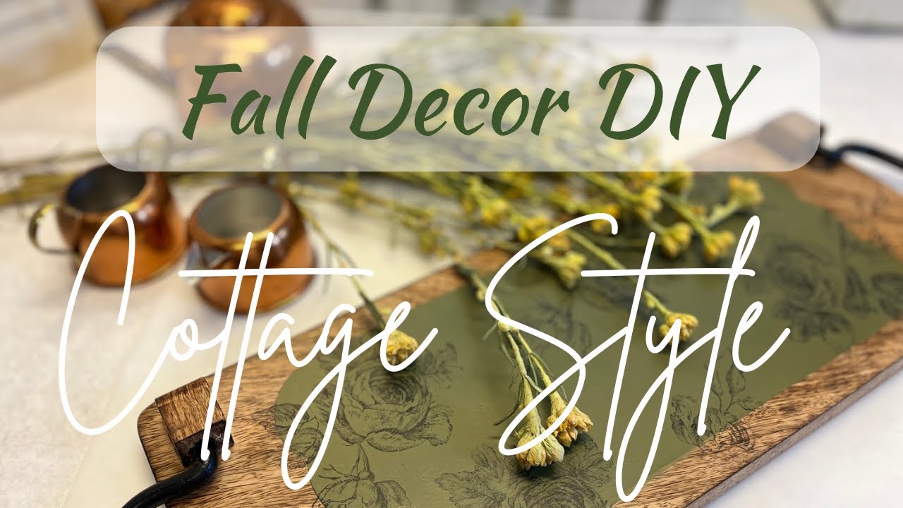 Fall Decor DIY - Cottage Style - Fall Decor From Thrifted Items ...