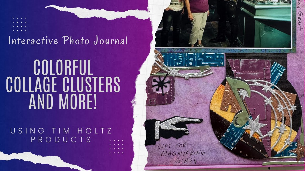 Colorful Collage Clusters and MORE in my Interactive Photo Junk Journal ...
