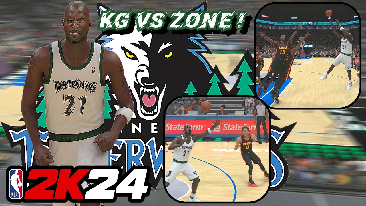 DESTROYING Zone With 04 Timberwolves ! | NBA 2K24 Play Now Online - YouTube
