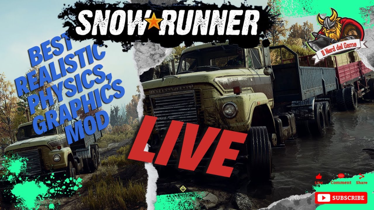 Best snowrunner realistic physics and graphics mod REAL LIFE BY ...