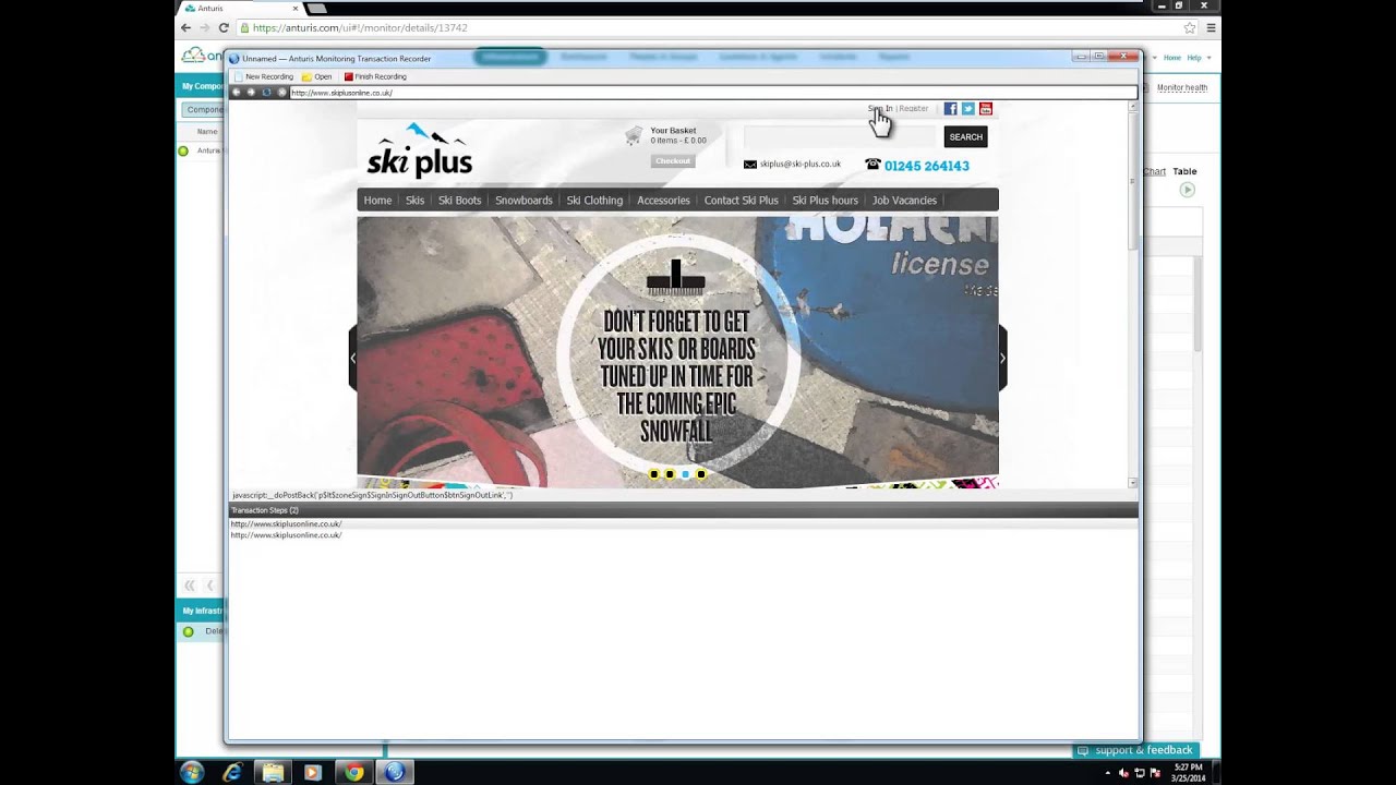 Web Transaction Monitoring with Anturis - Demo - YouTube