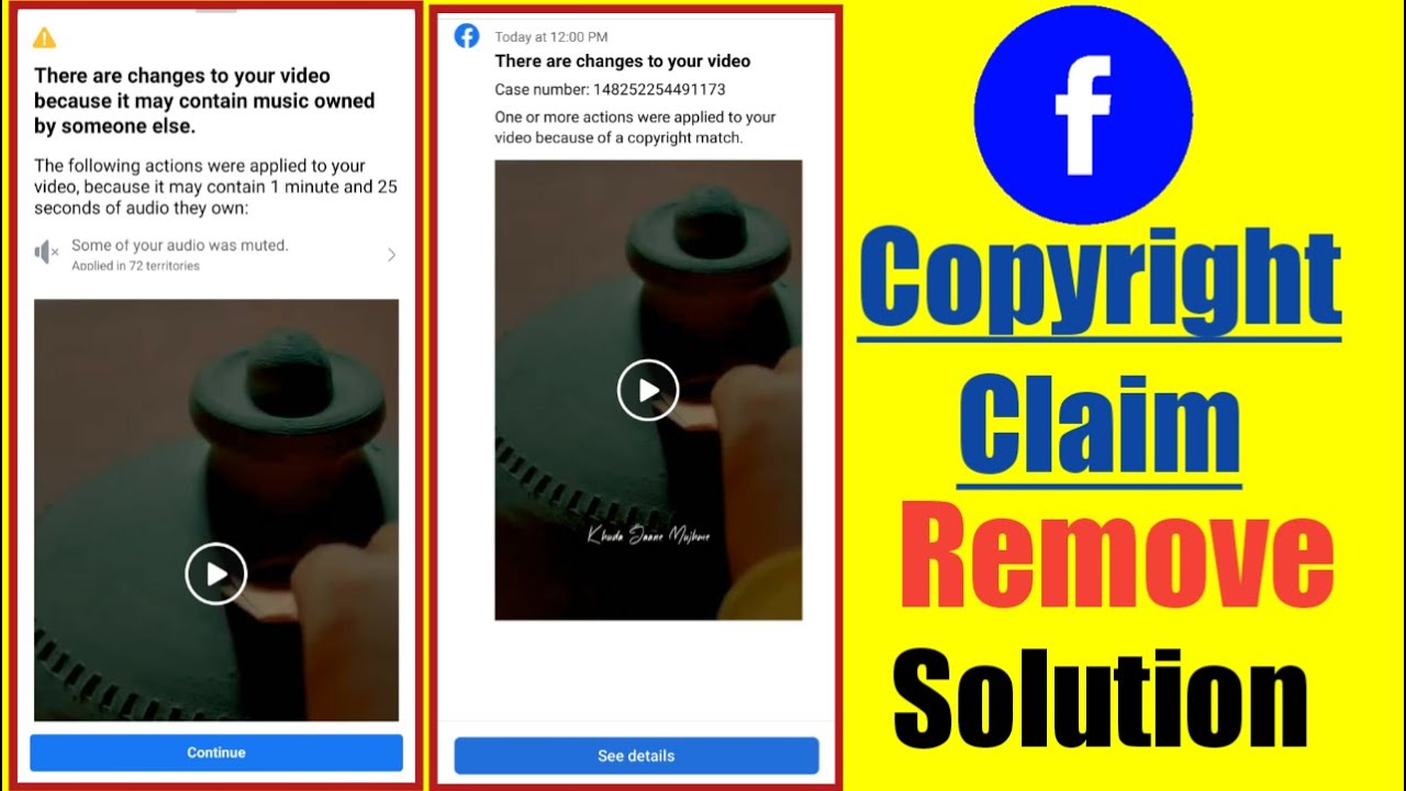 Facebook Copyright Match Remove | facebook copyright music muted ...