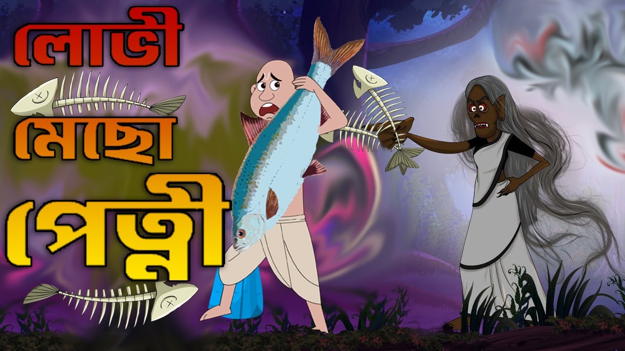lovi mecho petni |লোভী মেছো পেত্নী | মেছো পেত্নীর গল্প | thakumer jhuli ...