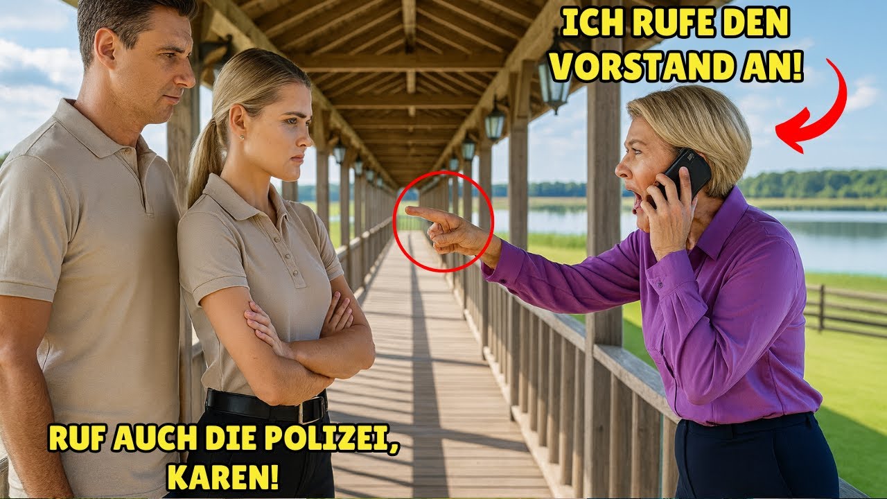 HOA-Karen rief 911, weil meine Frau ein Schloss wechselte – doch was ...