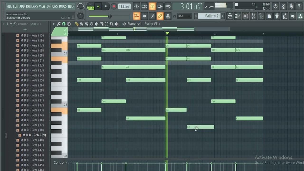 How to make Amapiano beat from scratch on Fl Studio (Tutorials) - YouTube