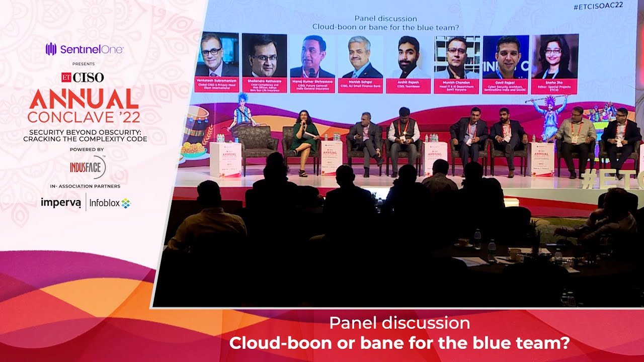 Panel discussion Cloud boon or bane for the blue team - YouTube