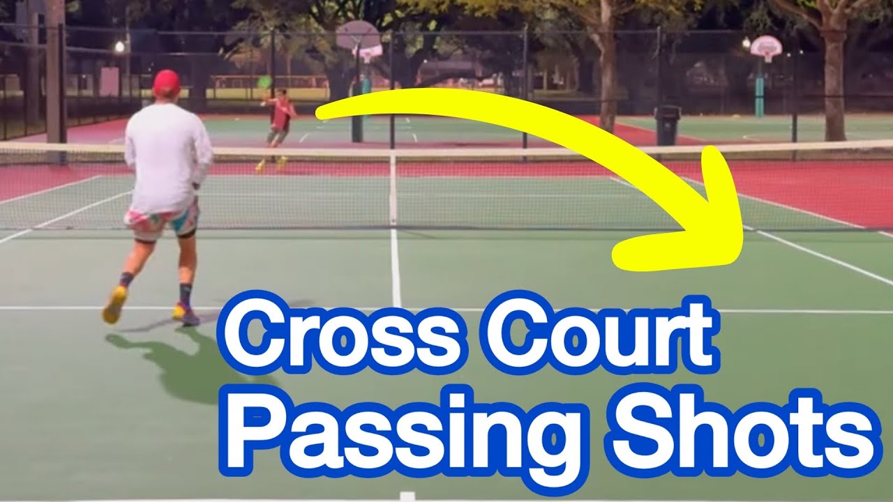 How To Hit The PERFECT Cross Court Passing Shot (Tennis Singles ...