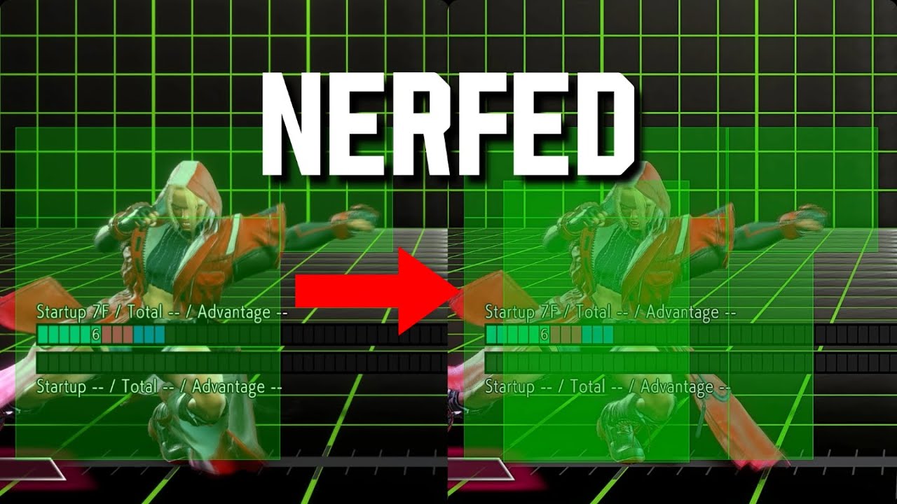 Season 2.5 - Hitbox and Hurtbox Changes 1.07 to 1.08 - Street Fighter 6 ...