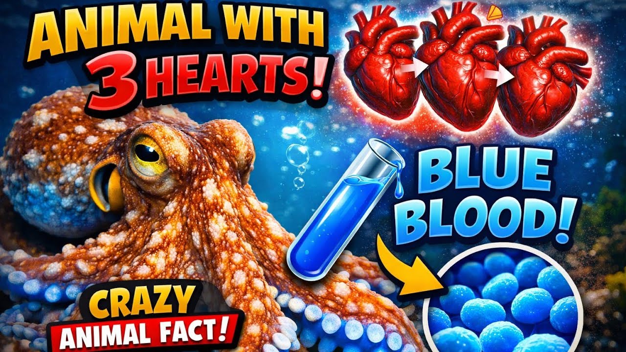 Meet the Animal With 3 Heart's & Blue Blood || Shorts || Info Library ...