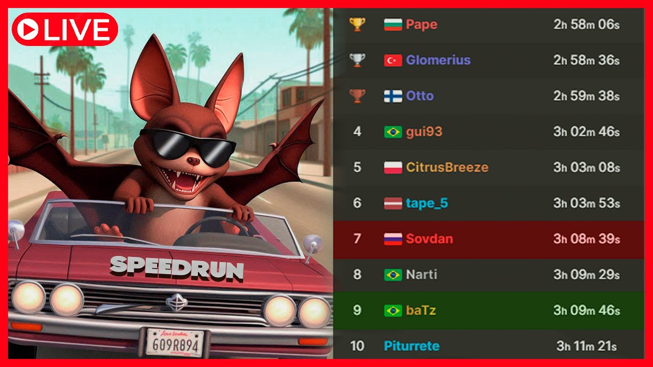 🔴GTA San Andreas Speedrun | Em Busca do Recorde Mundial - YouTube