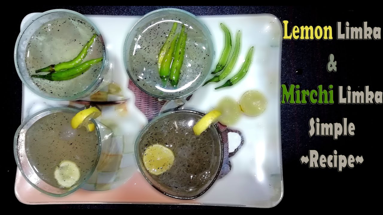 Lemon&Mirchi Limka 🍹 | Simple Recipe | موسم گرما کا تحفہ | Mona's Food ...