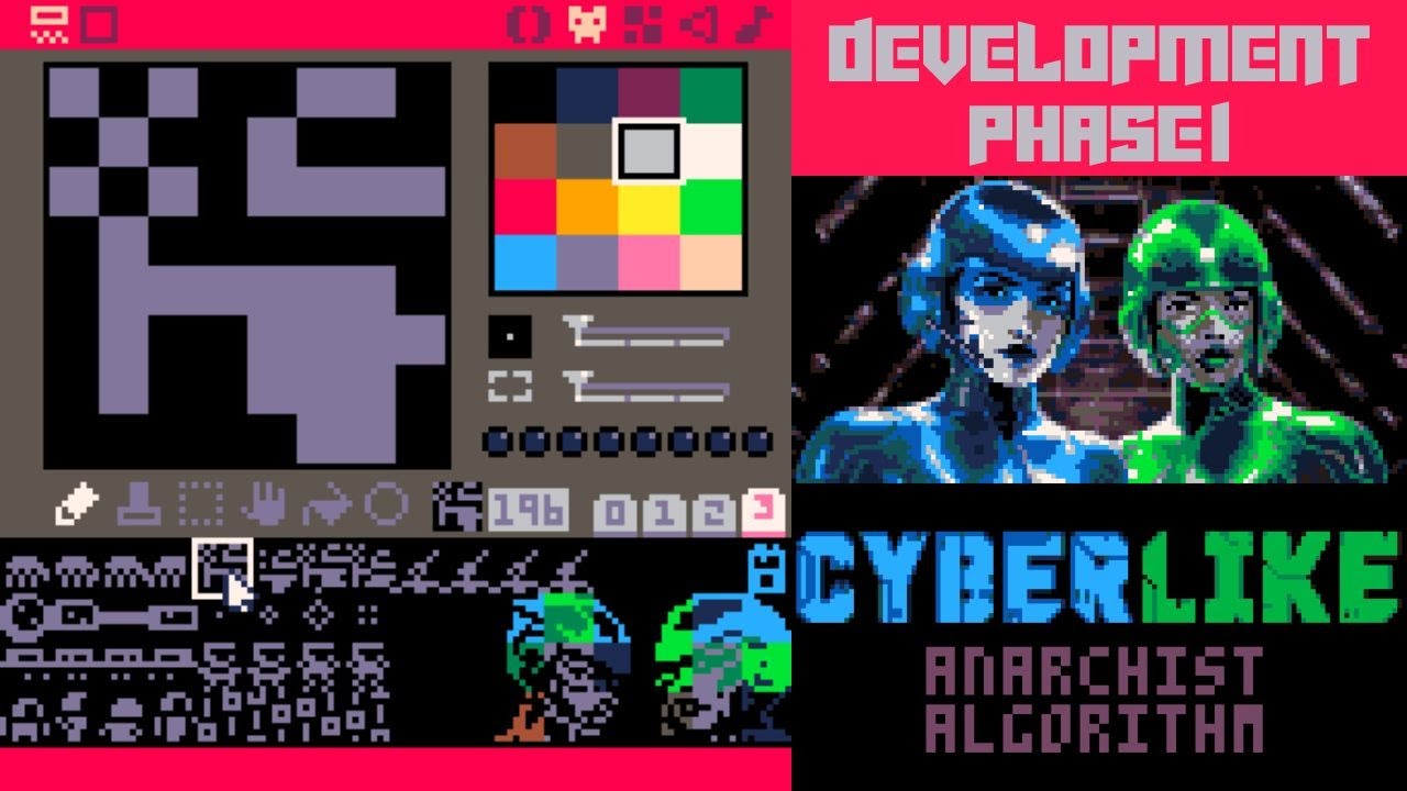 Procedural Map Generation In Cyberlike Pico 8 Roguelike Game Dev Youtube 5085