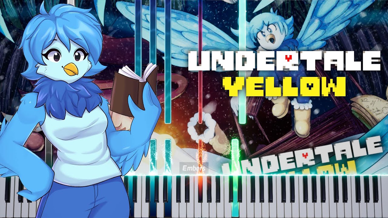 Undertale Yellow OST- Snowfall(Piano Tutorial & Sheet) - YouTube