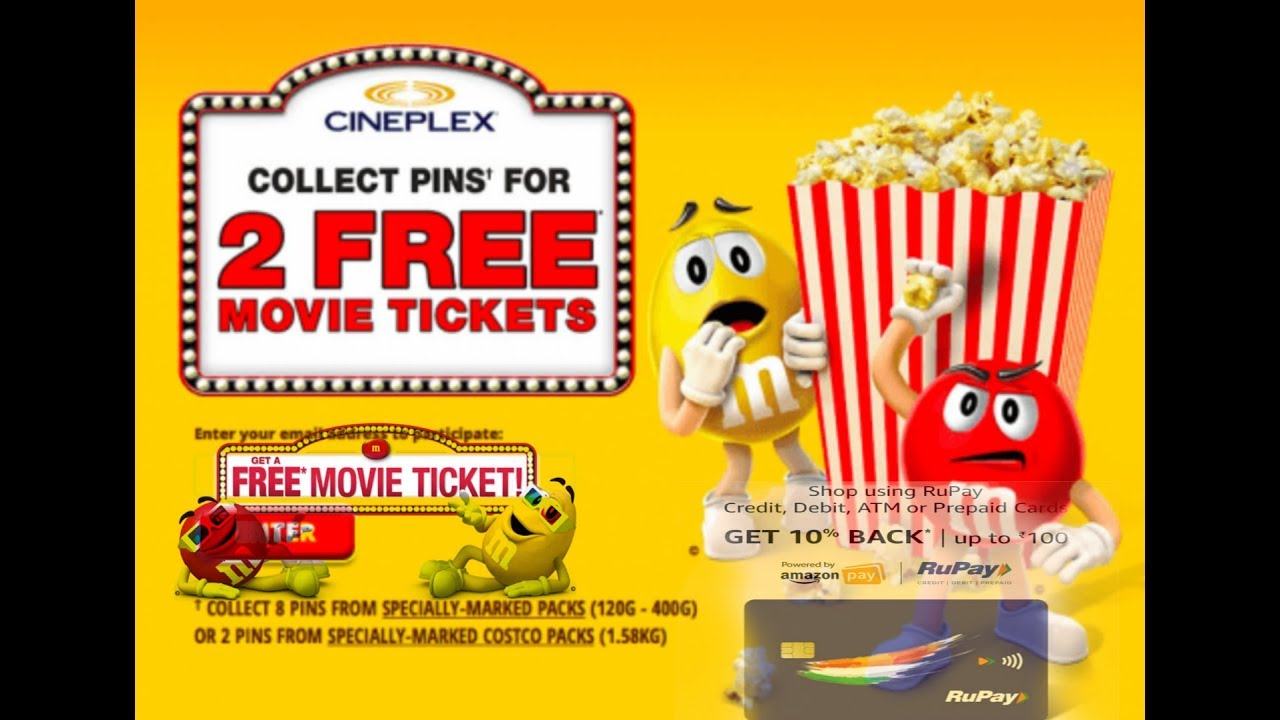 "Expired don't try now" Free movie tickets Amazon free shopping offer ...