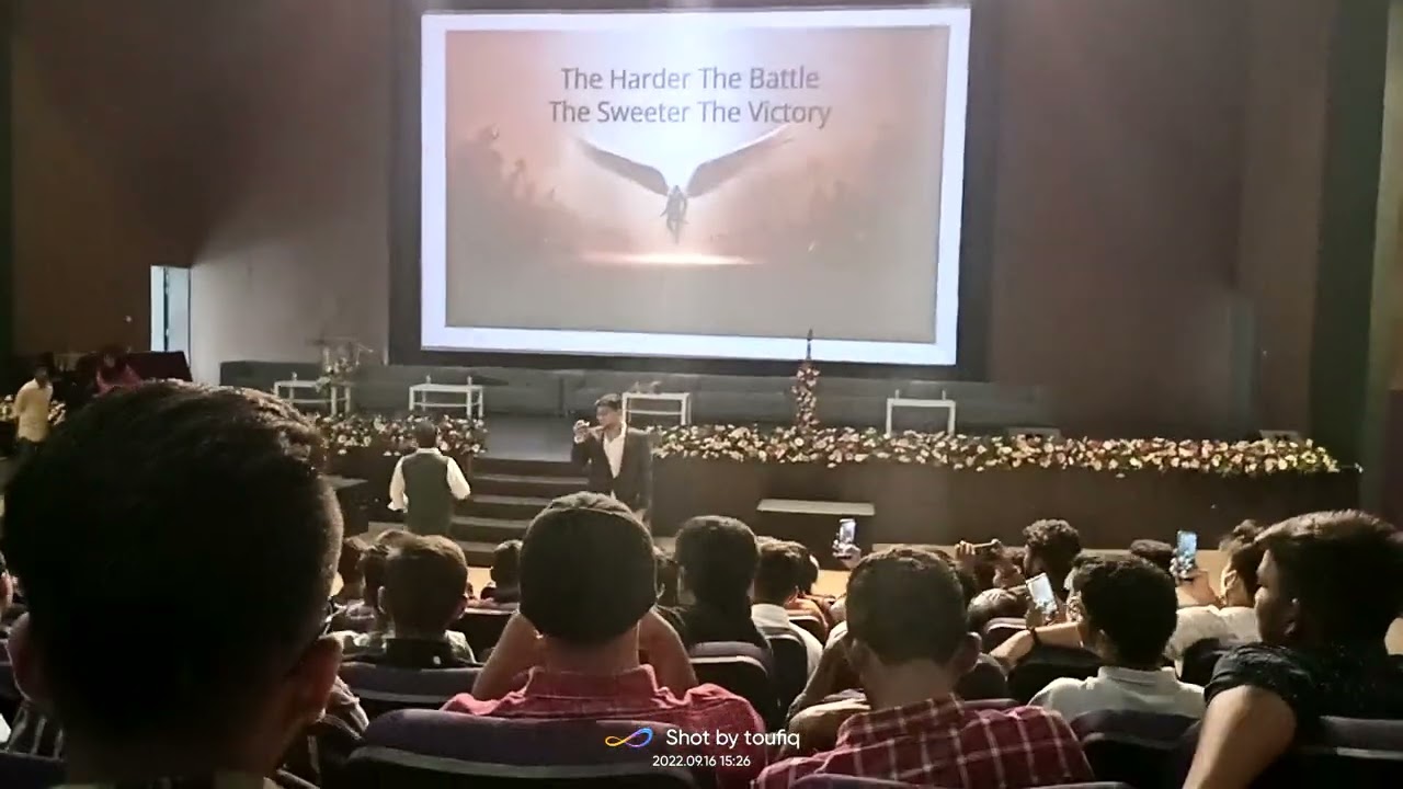 #speaker is rocking🎙️🎤🎤#The Future Trajectory #The Manas Mishra .#malla ...