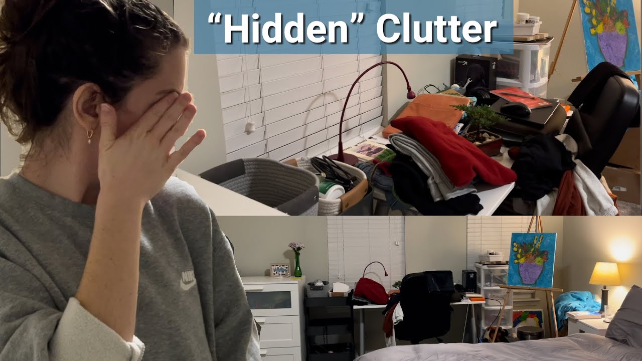 Decluttering "Hidden” Clutter In My Bedroom │ Stop Putting Clutter In ...