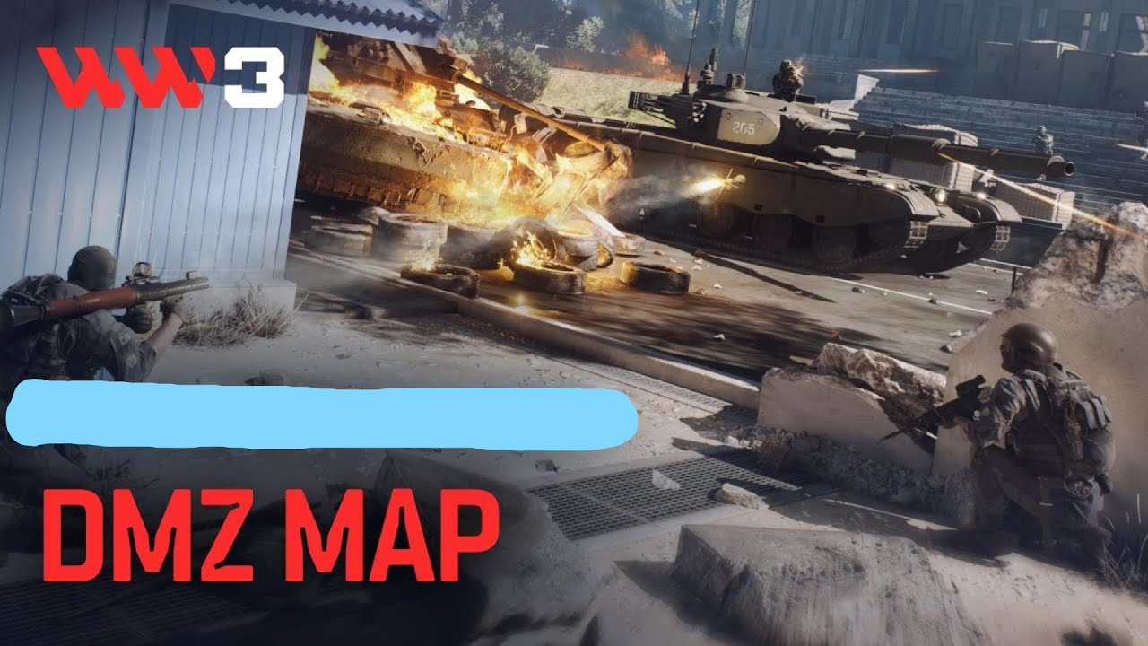 World War 3 WW3 DMZ Map Action Gameplay - YouTube