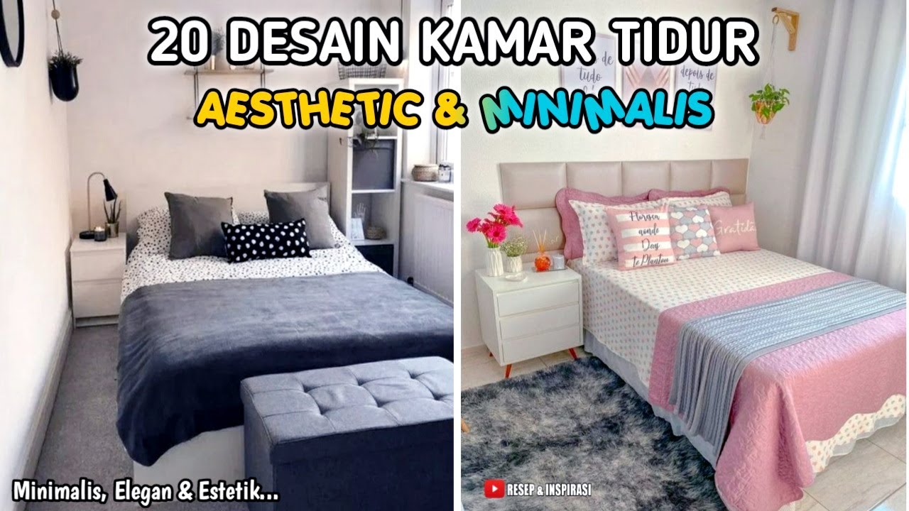 20 DESAIN KAMAR TIDUR AESTHETIC DAN MINIMALIS | NYAMAN DAN ELEGAN - YouTube