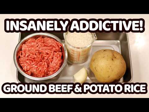 This Addictive Rice Cooker Ground Beef & Potato Rice Wins!