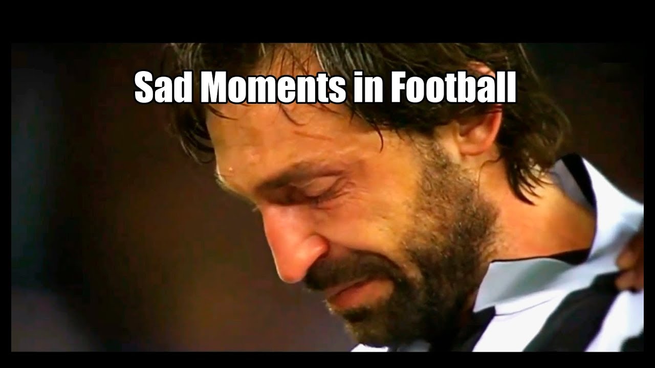 Sad moments in football - YouTube