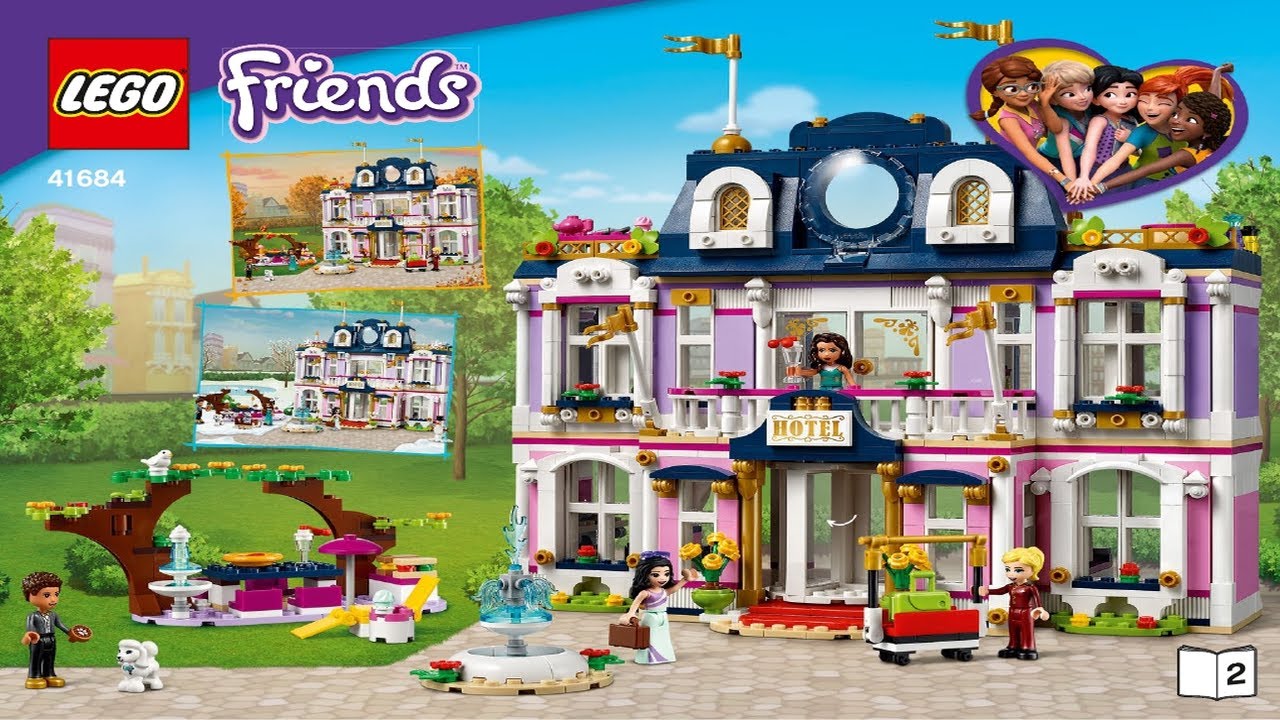 LEGO instructions - LEGO Friends - 41684 - Heartlake City Grand Hotel ...