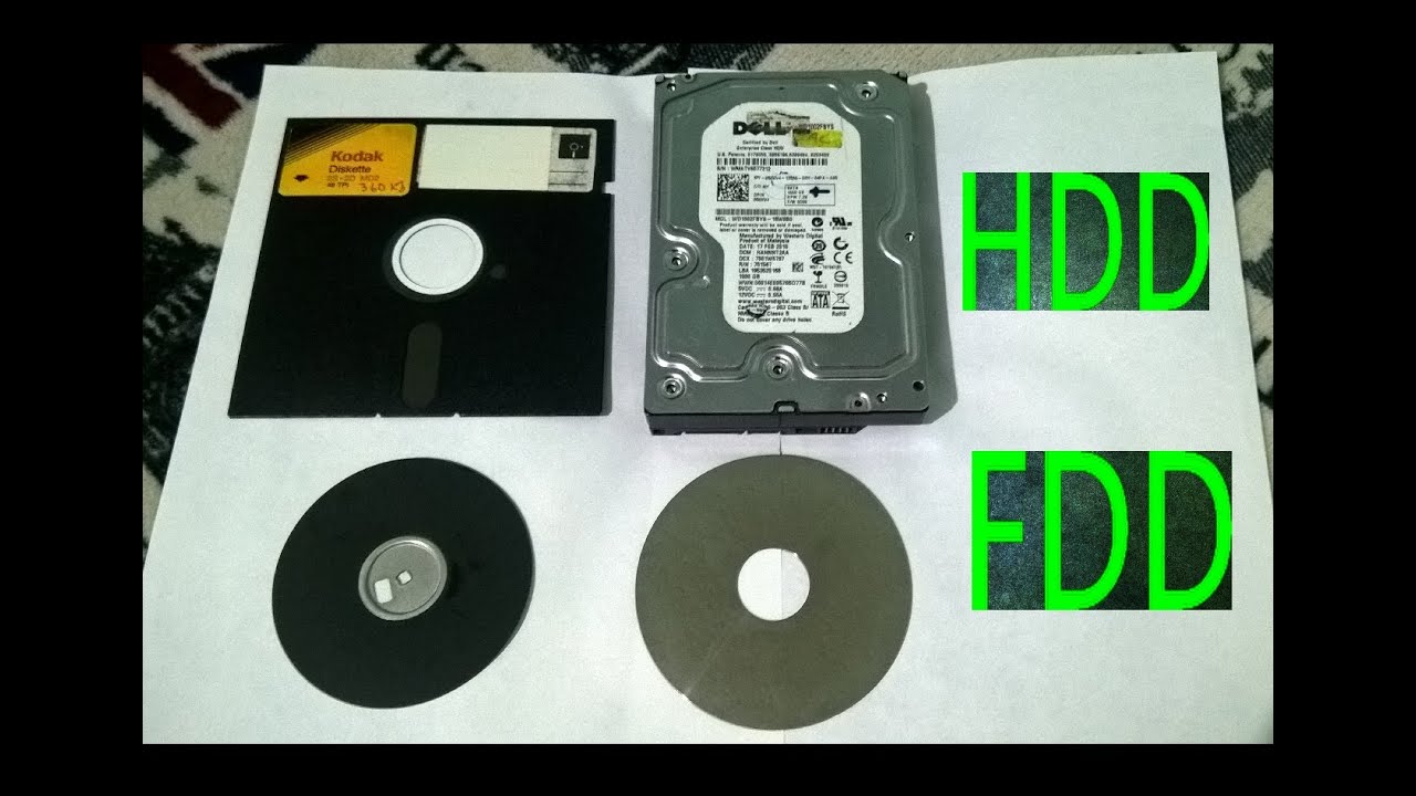 Disco Flexible (FDD) y Disco Duro (HDD) - YouTube