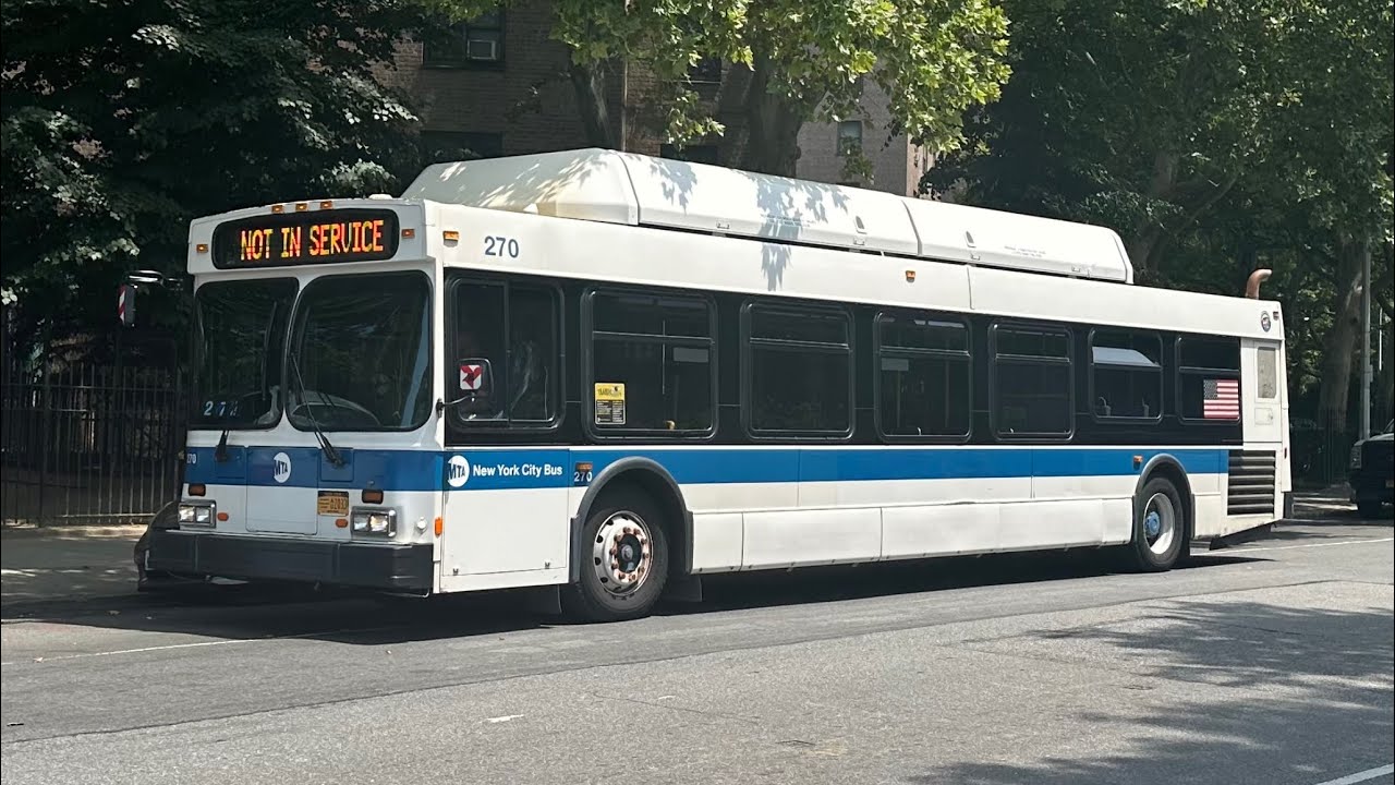 MTA 2011 New Flyer Industries C40LF #270 Ride on route Bx17 - YouTube