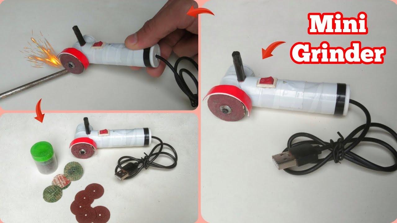 How to make a mini grinder || Mini Grinder || Pro Mentor - YouTube
