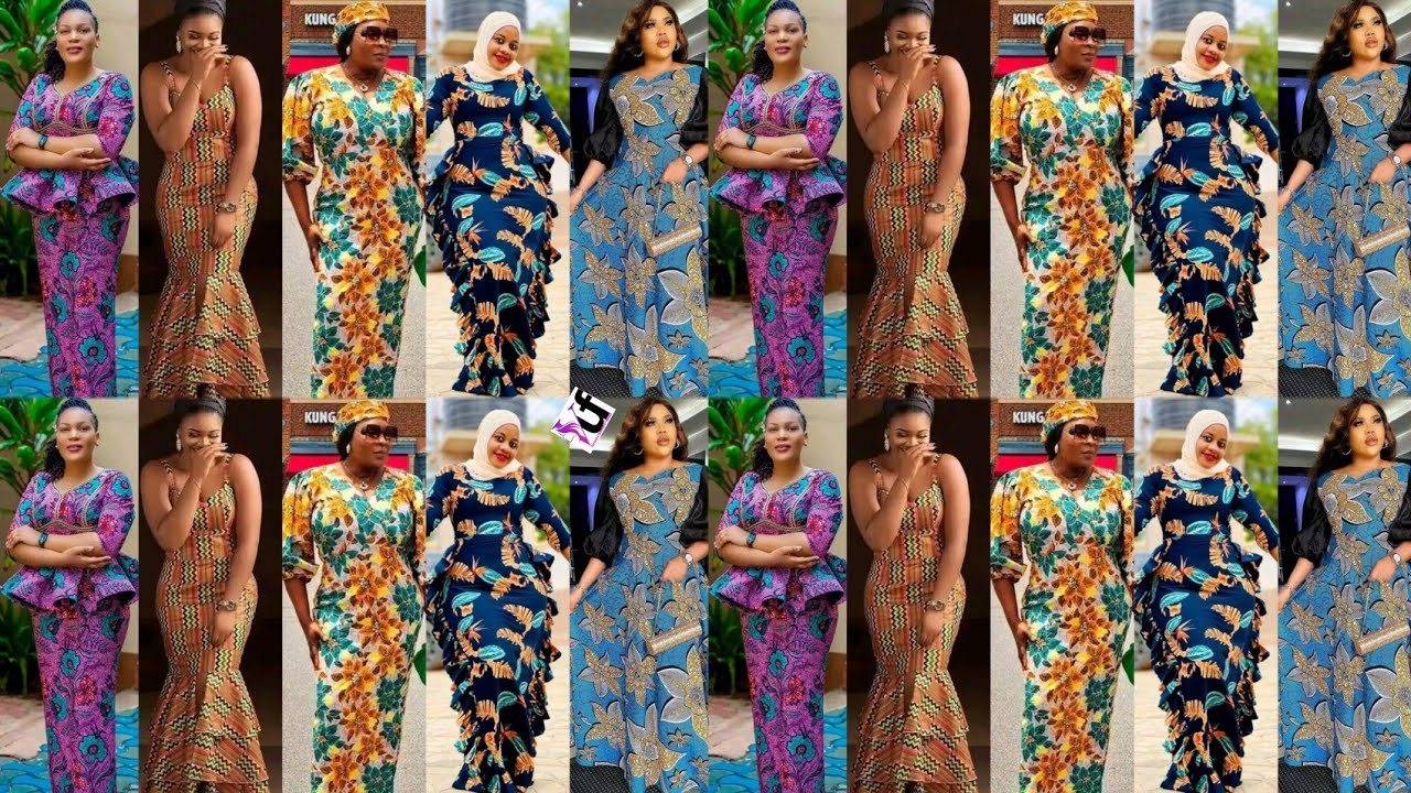 mishono mizuri ya Vitenge beautiful ankara dresses mitindo mipya - YouTube