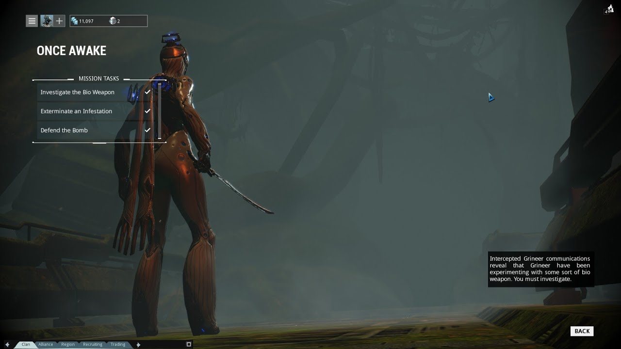 Warframe | Quest | Once Awake - YouTube