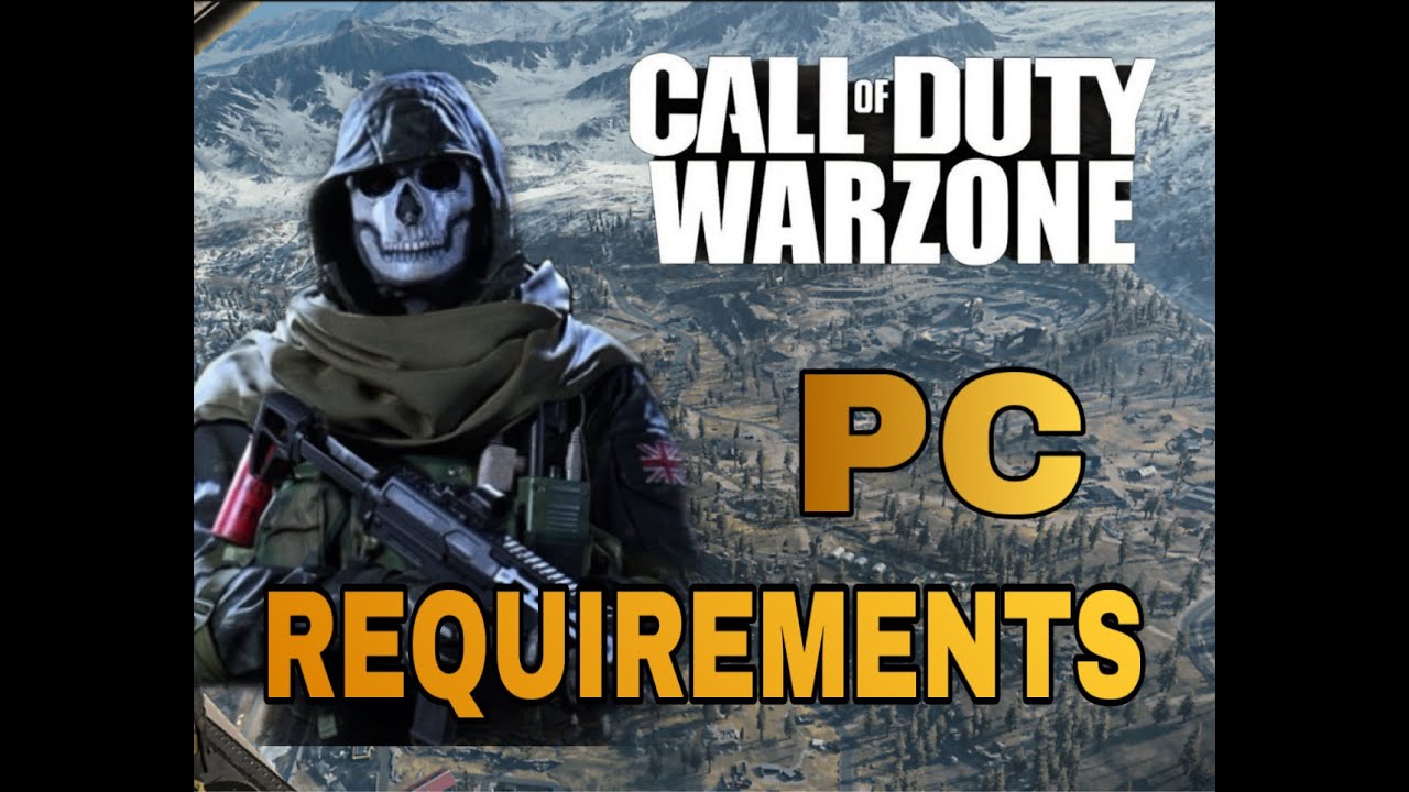 call of duty warzone PC requirements - YouTube