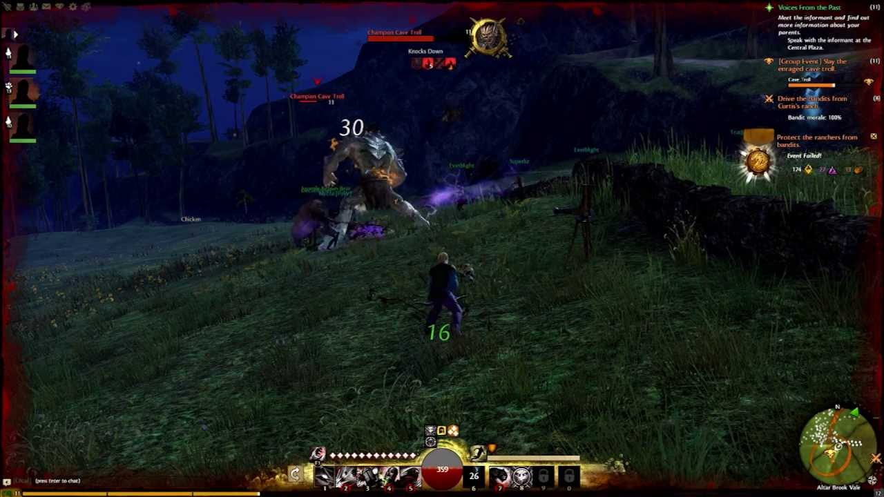 Guild Wars 2 - Champion Cave Troll - YouTube
