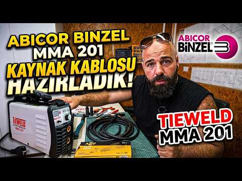 TIEWELD MMA201 KAYNAK MAKİNASI İÇİN KAYNAK KABLOSU HAZIRLADIK. SAĞLIKLI KAYNAK KABLOSU NASIL YAPILIR