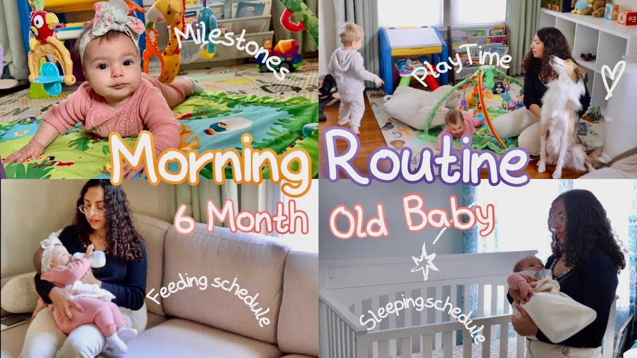 Morning Routine With A 6 Month Old Baby‼️ New 2023 - YouTube
